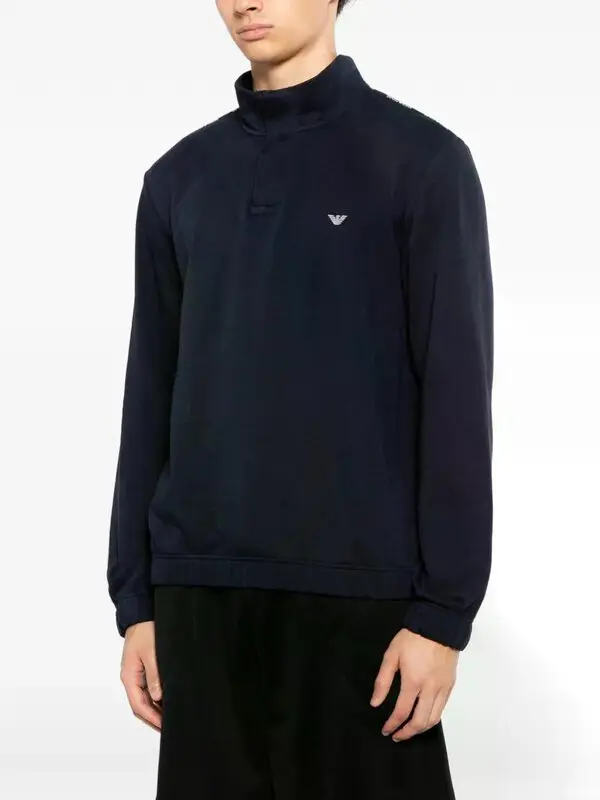Emporio Armani Logo-embroidered Sweatshirt