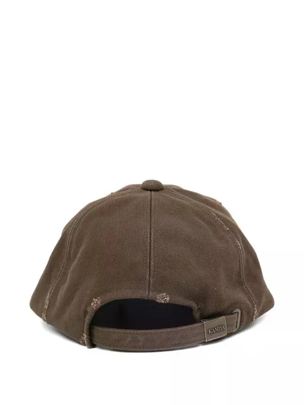 KAMIYA Distressed Cap - Brown