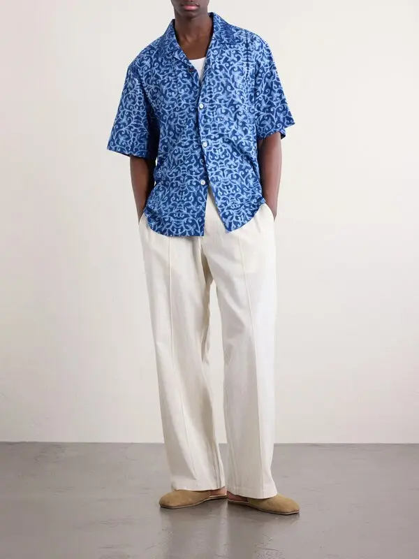 KARDO Ronen Cotton Shirt - Blue