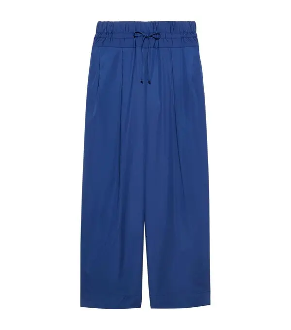 Max & Co. Cotton Drawstring Trousers - Blue