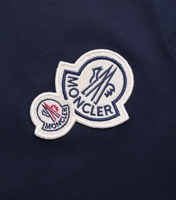 Moncler Cotton Logo T-shirt - Blue