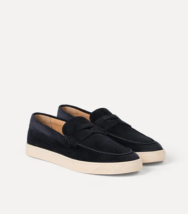 Brunello Cucinelli Suede Hybrid Loafers