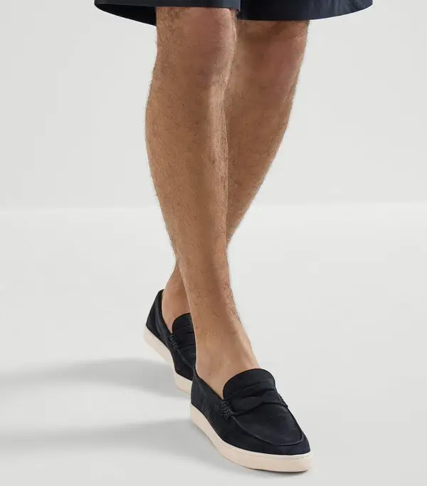 Brunello Cucinelli Suede Hybrid Loafers