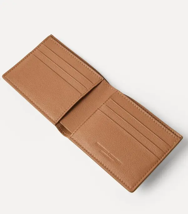 Brunello Cucinelli Nubuck Logo Bifold Wallet - Green