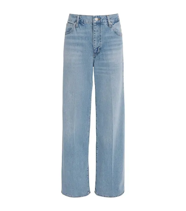 FRAME The Stroll Wide-leg Jeans - Blue
