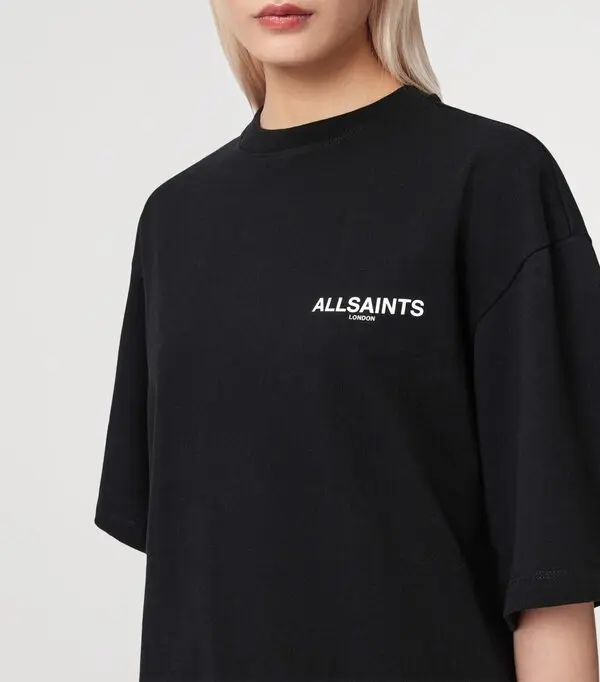 ALLSAINTS Organic Cotton Halis Amelie T-shirt - Black