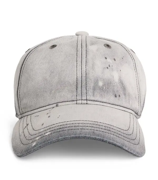 Our Legacy Distressed Baseball Cap - Grey