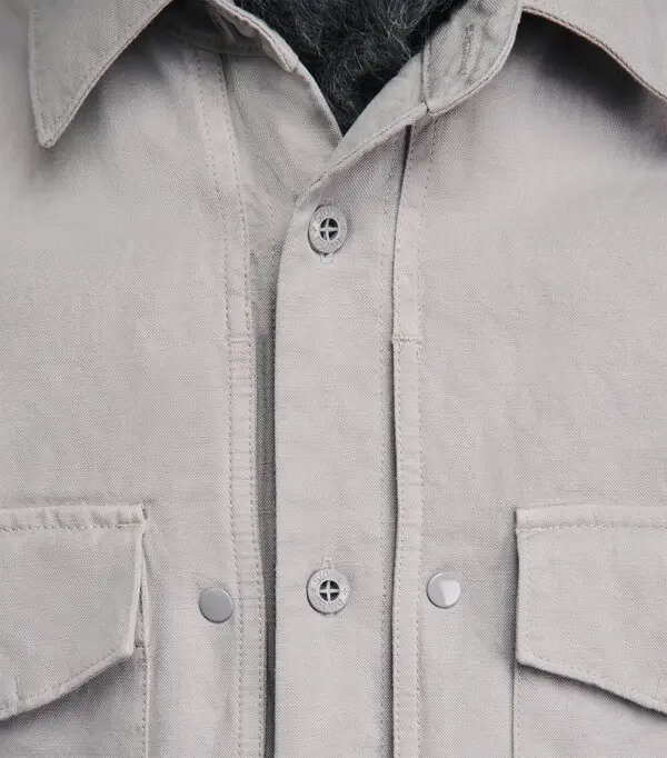 Stone Island Canvas Ghost Overshirt - Grey