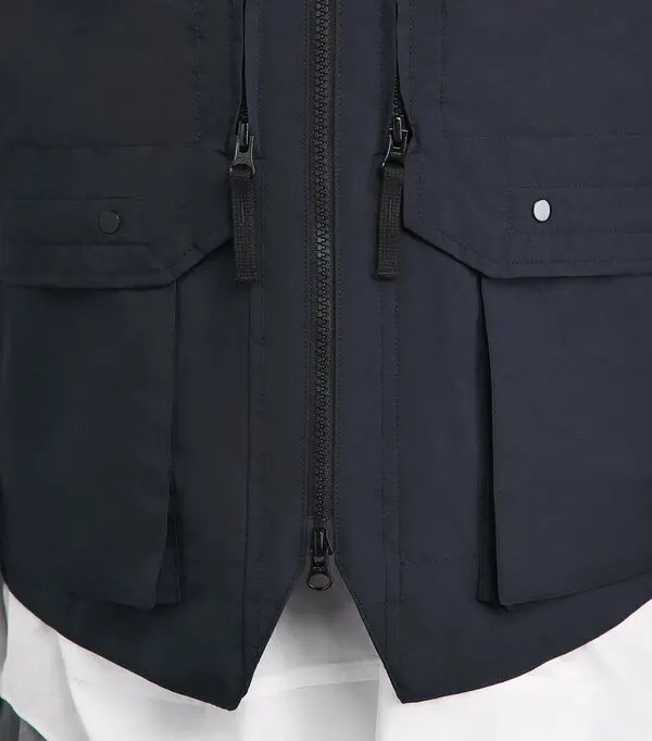 Stone Island Laminated Ripstop Vest - Navy