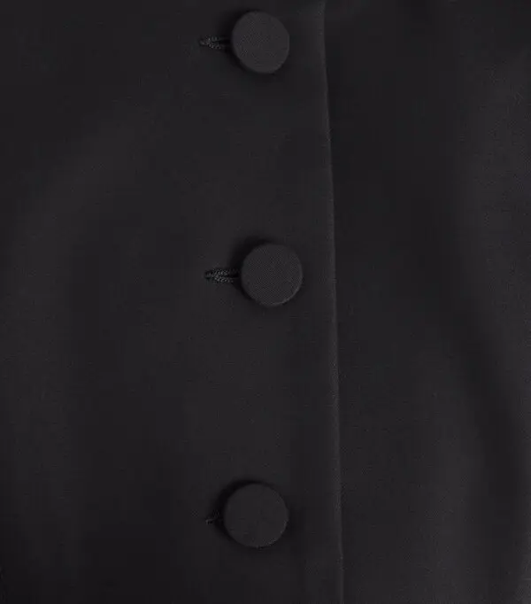 Sandro Cotton-blend Peplum Waistcoat