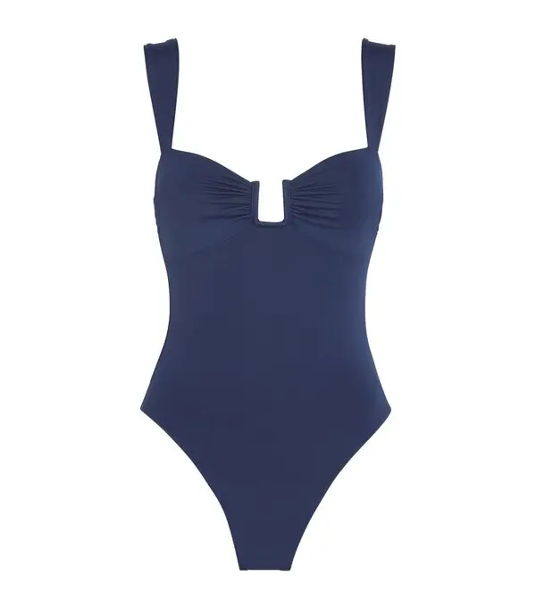 AWAY THAT DAY Cannes One Piece Swimsuit - Navy