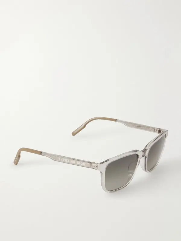 Dior Diortag Su' Transparent Geometric Acetate Sunglasses