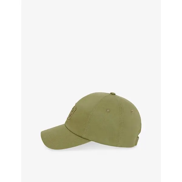 The Kooples Logo-embroidered Cotton Baseball Cap - Grenade