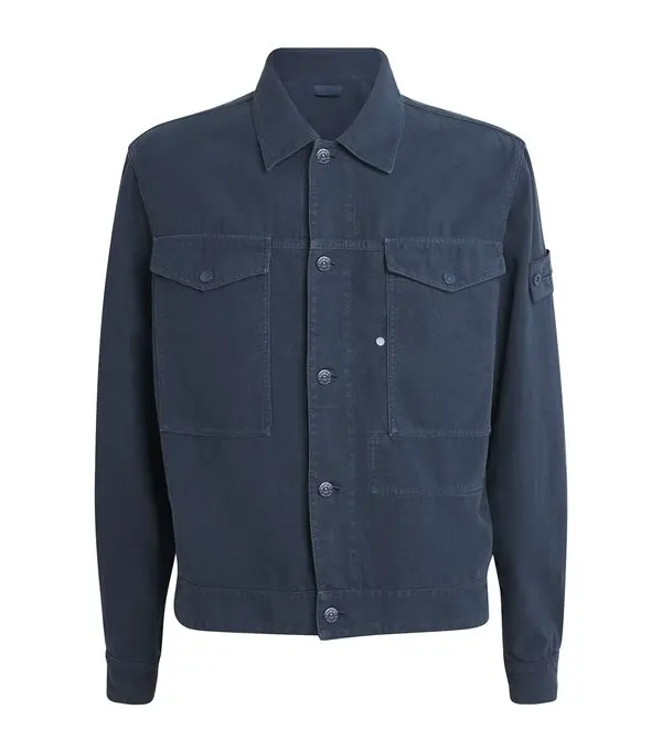 Stone Island Linen-blend Ghost Coach Jacket