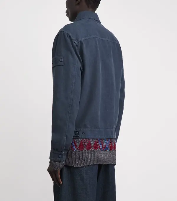 Stone Island Linen-blend Ghost Coach Jacket