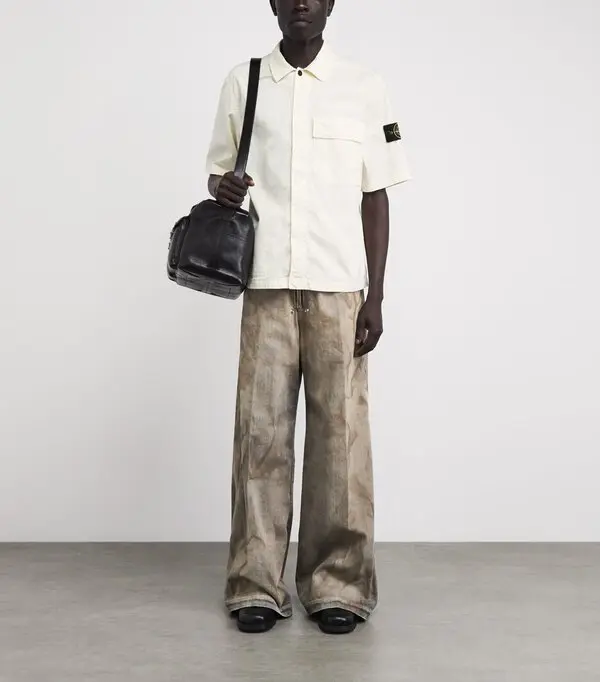 Stone Island Stretch-cotton Twill Shirt