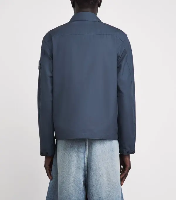 Stone Island Cotton Canvas Ghost Overshirt