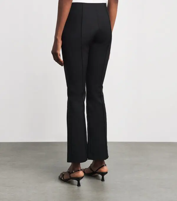 Sandro Zip-up Flared Trousers