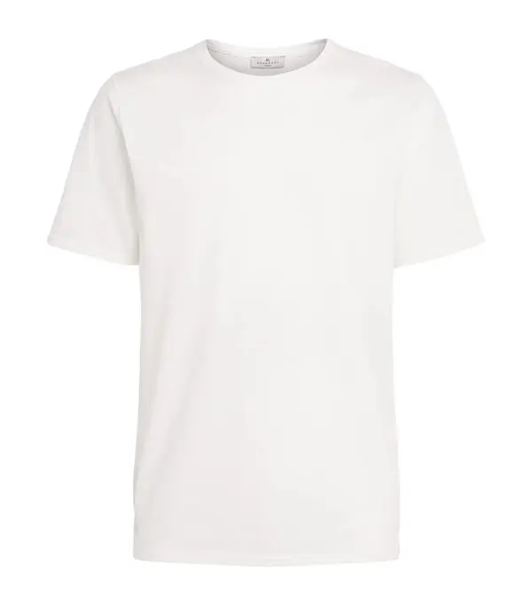 HOMEBODY Organic Cotton Pyjama Top - White