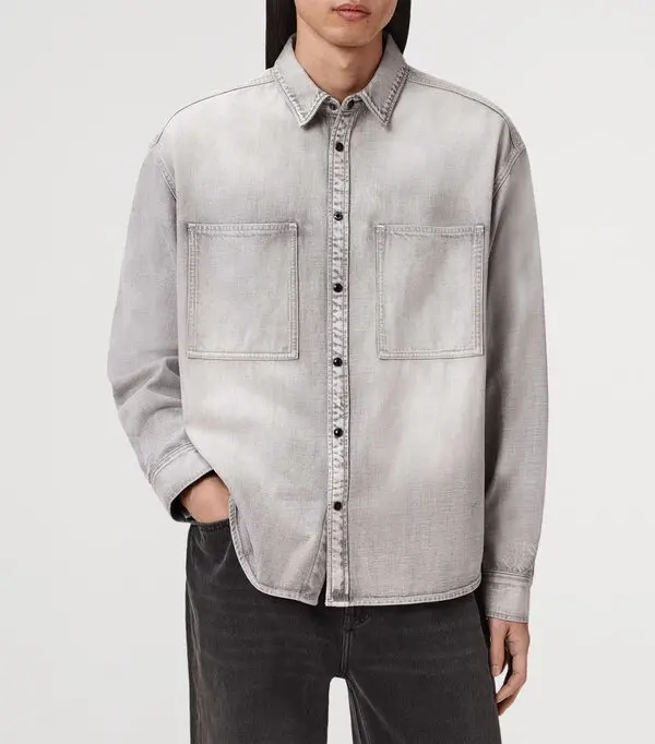 ALLSAINTS Al Oversized Denim Shirt