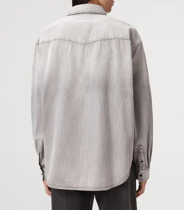 ALLSAINTS Al Oversized Denim Shirt