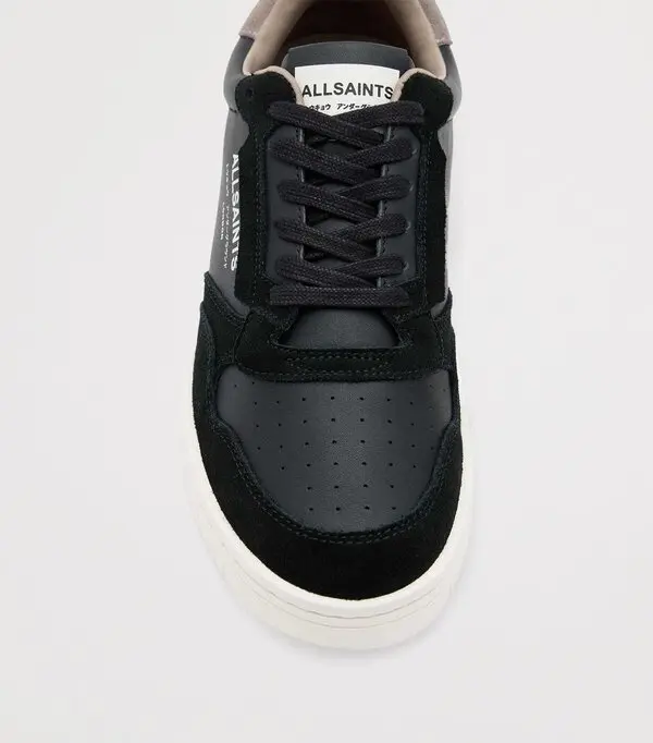 ALLSAINTS Leather Regan Sneakers - Black