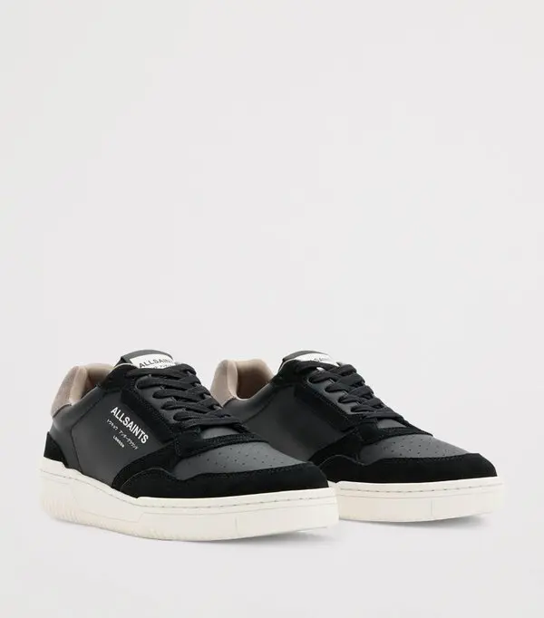 ALLSAINTS Leather Regan Sneakers - Black