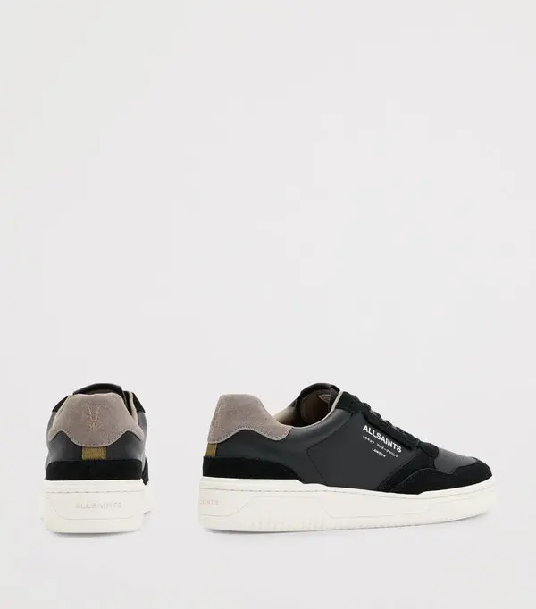 ALLSAINTS Leather Regan Sneakers - Black