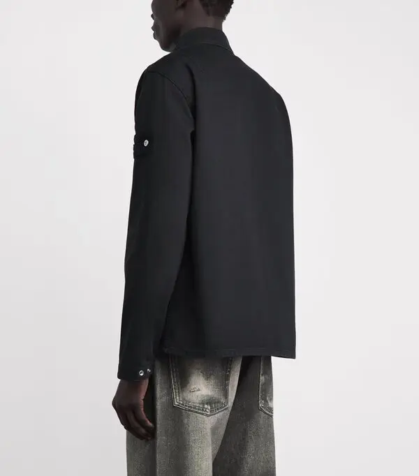 Stone Island Denim Zip-up Overshirt