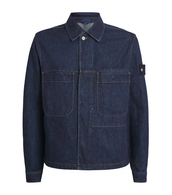 Stone Island Denim Coach Jacket