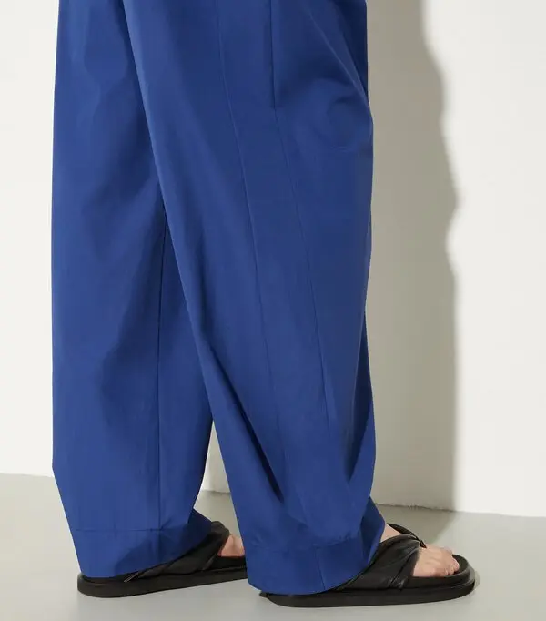 Max & Co. Cotton Drawstring Trousers - Blue