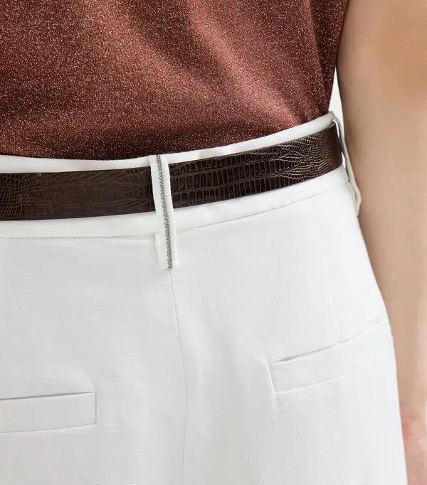 Brunello Cucinelli Pleated Loose-fit Trousers