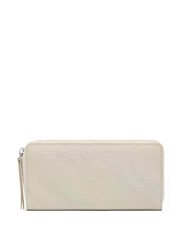 MAISON MARGIELA Leather Zip Wallet - Neutrals