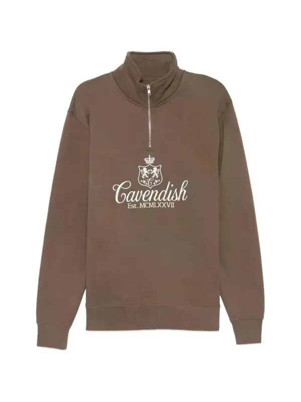 CAVENDISH Logo-embroidered Sweatshirt