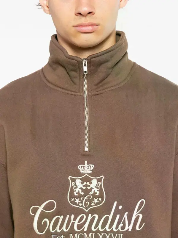 CAVENDISH Logo-embroidered Sweatshirt