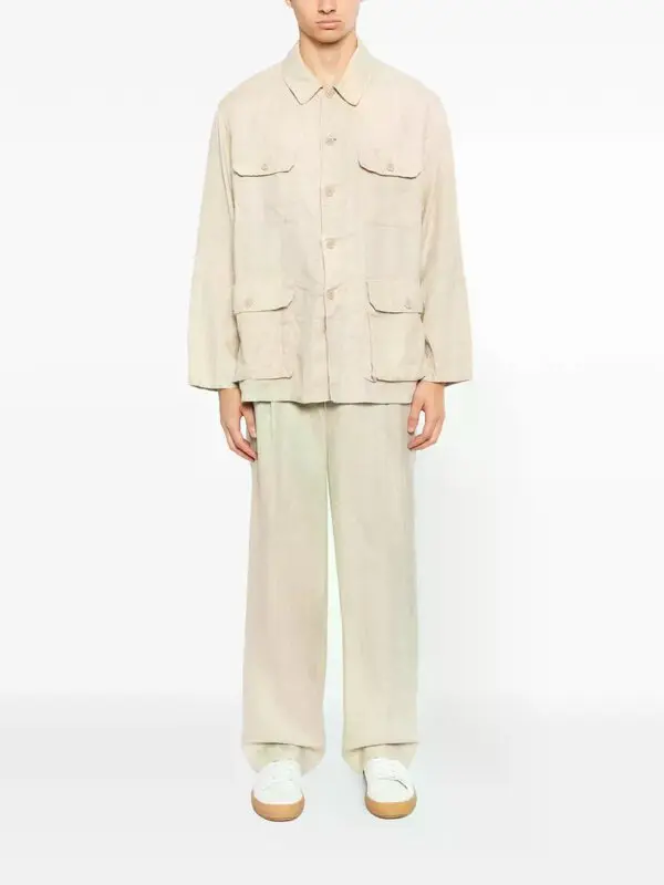KAPTAIN SUNSHINE Shoecut Slacks Trousers - Neutrals