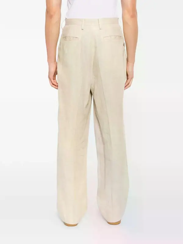 KAPTAIN SUNSHINE Shoecut Slacks Trousers - Neutrals