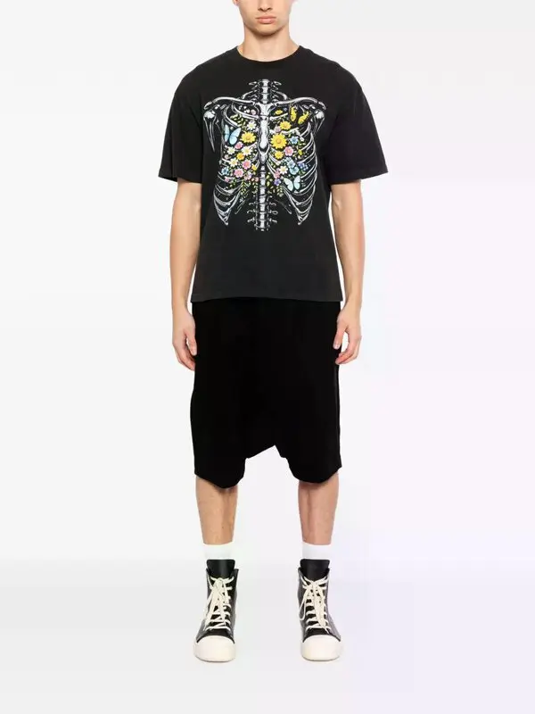 MELT Floral Skeleton T-shirt
