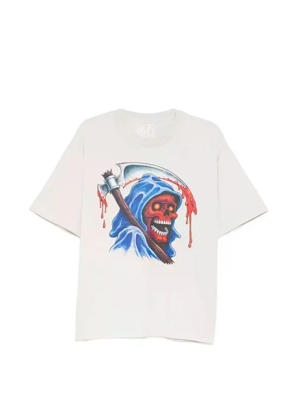 MELT Graphic-print T-shirt - Neutrals
