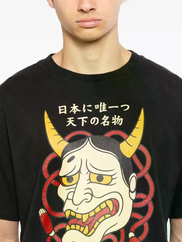 MELT Graphic Print T-shirt - Black
