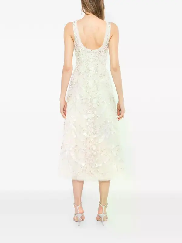 NEEDLE & THREAD Floral-embroidered Dress