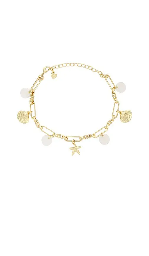 FRASIER STERLING X For Love & Lemons Tide Pool Anklet - Gold