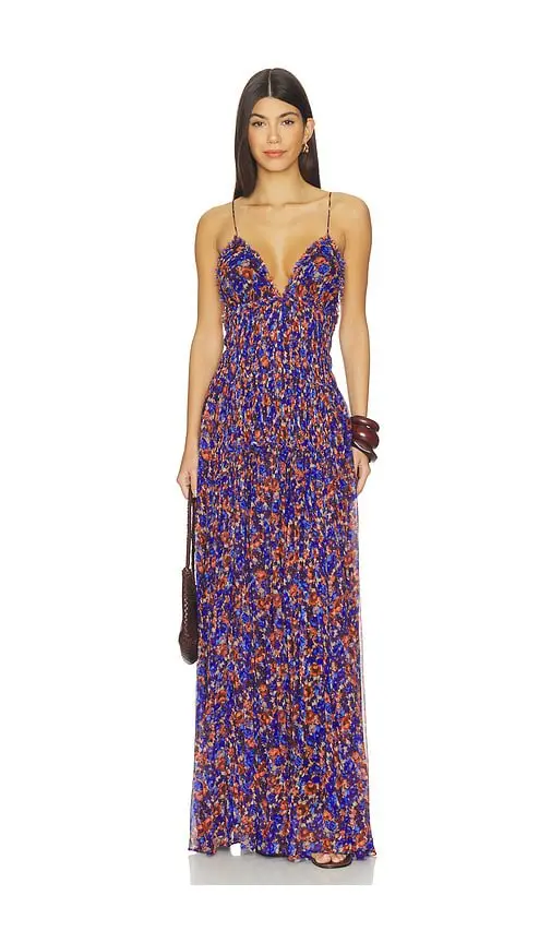 Ulla Johnson Atrani Silk Gown - Violet