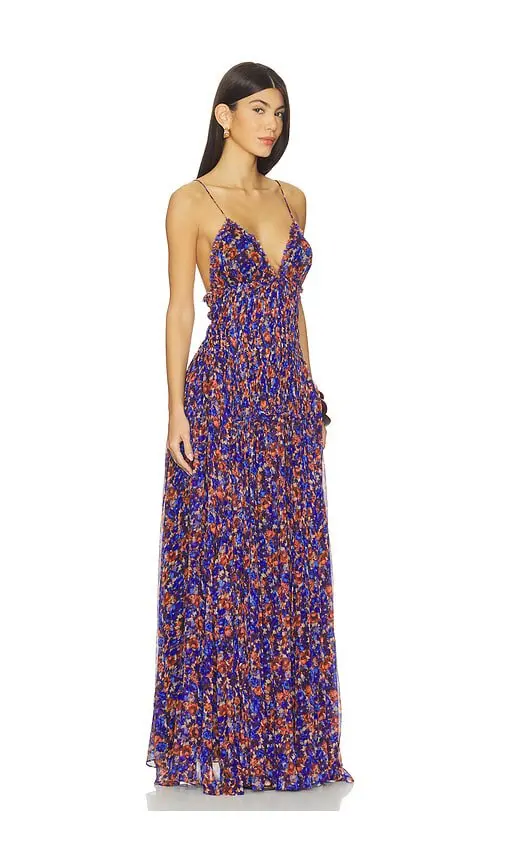 Ulla Johnson Atrani Silk Gown - Violet