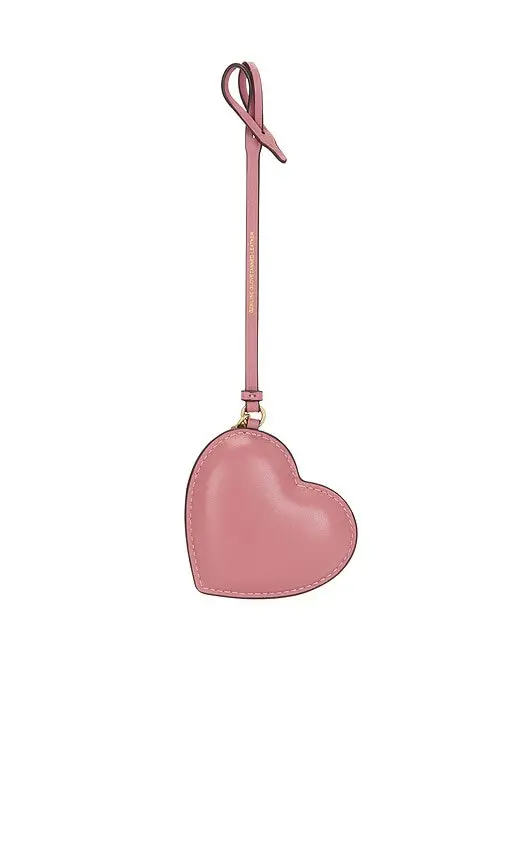 COACH Heart Puffy Bag Charm In Mauve - Peony