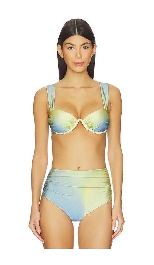 Simkhai Anniston Bikini Top - Golden Hour Twilight