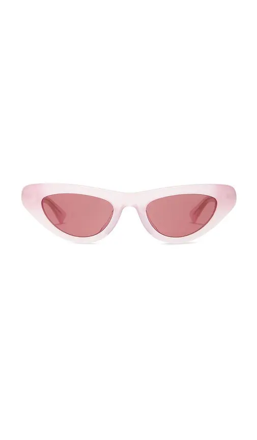 Bottega Veneta Cat Eye Sunglasses - Pink & Red