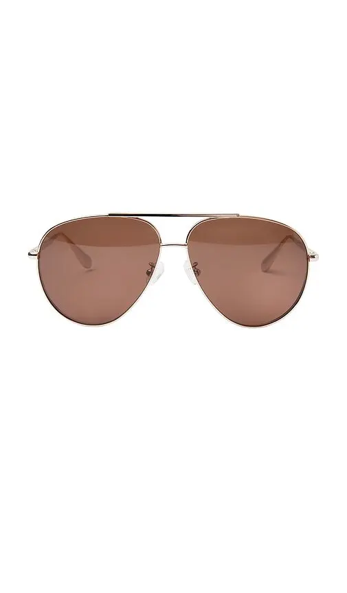 PAST MIDNIGHT The Flare Sunglasses - Dark Brown