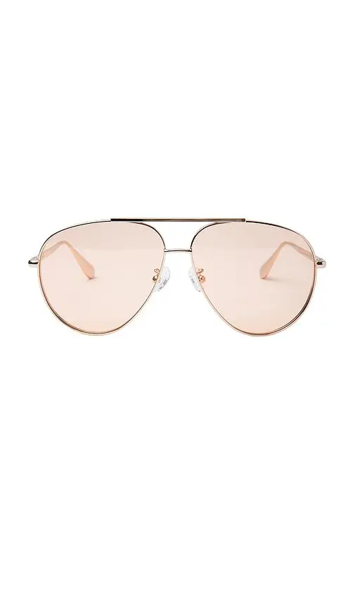 PAST MIDNIGHT The Flare Sunglasses - Light Amber