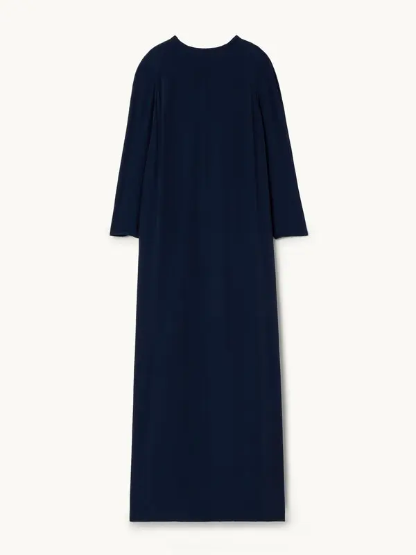 GWYN Marella Ankle-grazing Crepe De Chine Dress